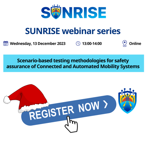 SUNRISE Webinar – Scenario-based testing methodologies for safety ...