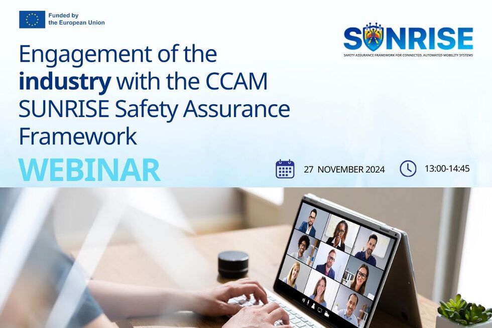 SUNRISE Webinar: Engagement of the industry with the CCAM SUNRISE ...